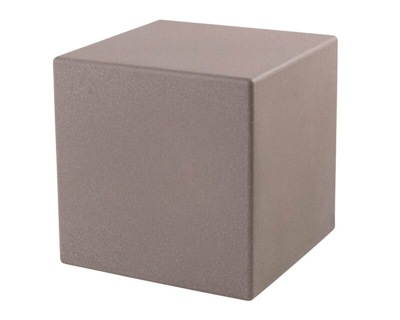 8 Seasons Design Shining Cube 43 cm taupe - Leuchten-Welt.com