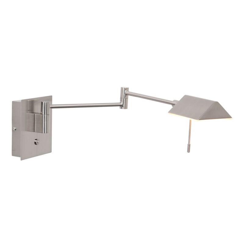 Steinhauer Retina Wandleuchte stahl LED USB - Leuchten-Welt.com