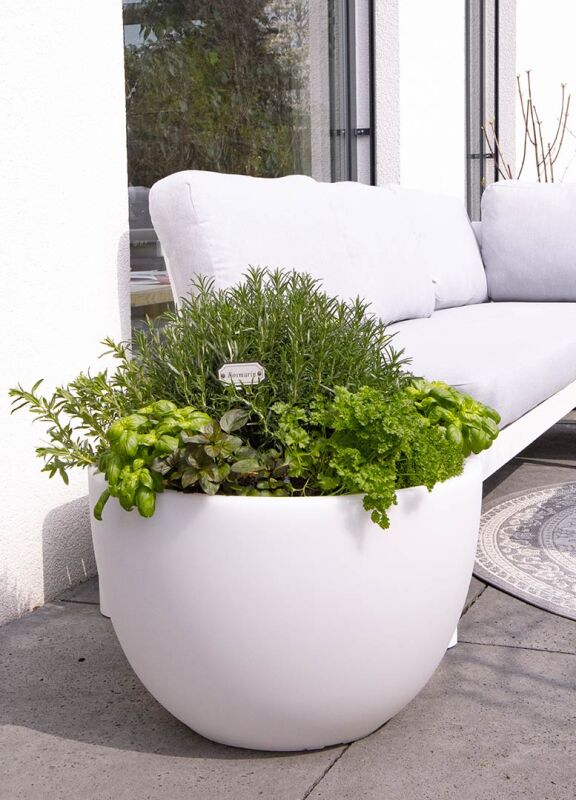 8 Seasons Design Shining Curvy Pot XM weiß - Leuchten-Welt.com