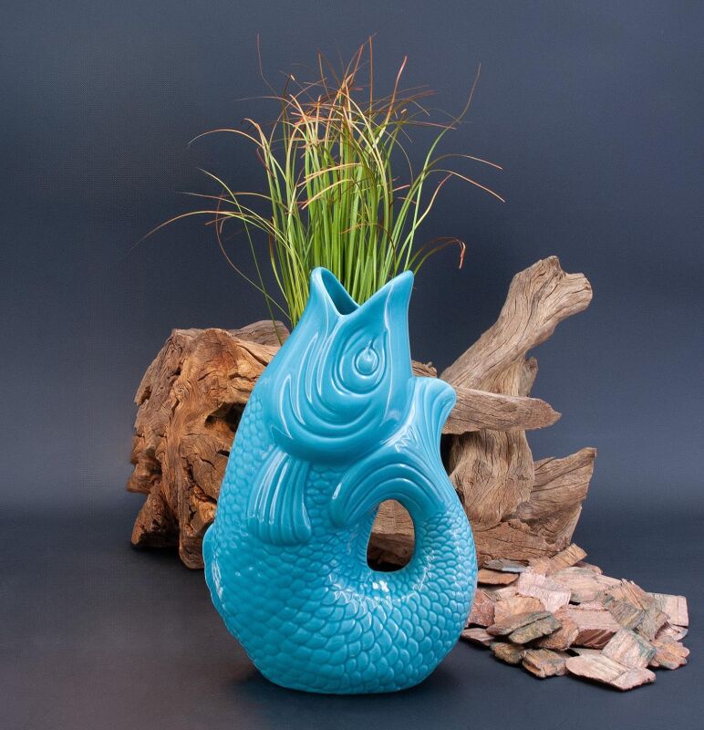Monsieur Carafon Fisch Vase S Tuscan Sun 1,2 LITER - Leuchten-Welt.co