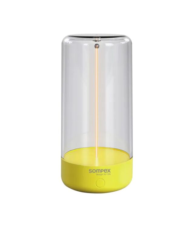 Sompex Pulse Akku LED Tischleuchte neon-gelb - Leuchten-Welt.com