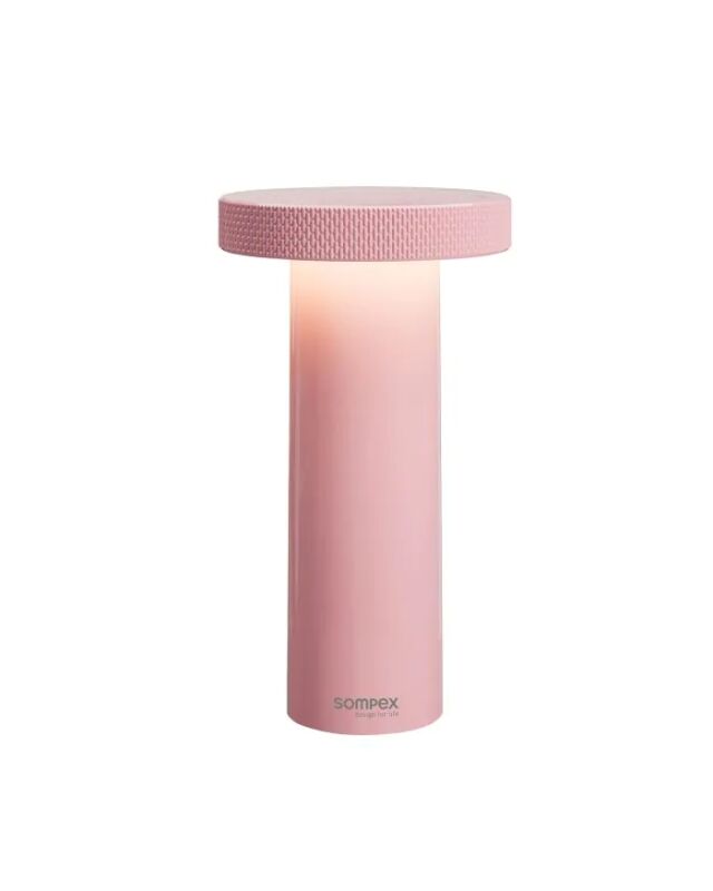 Sompex Volume Akku-Tischleuchte rosa - Leuchten-Welt.com